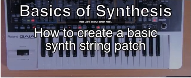 Synth Basics With Ed Creating Strings Roland Us Blog 5180